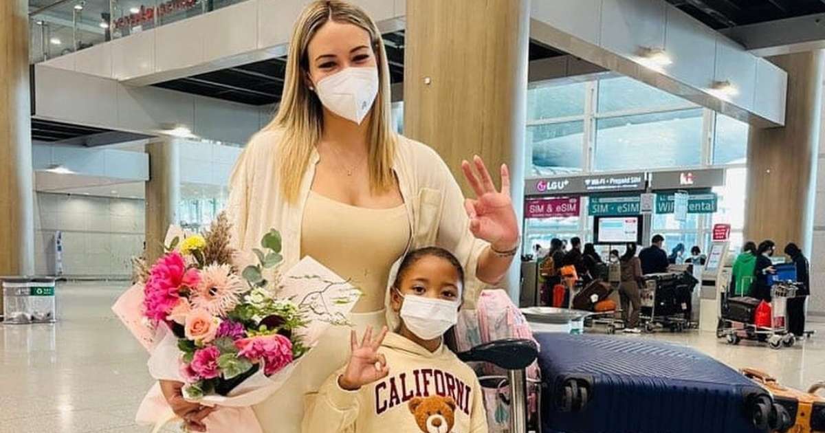 Iraisel, viuda de El Dany y su hija Daniela llegan a Corea del Sur y ...